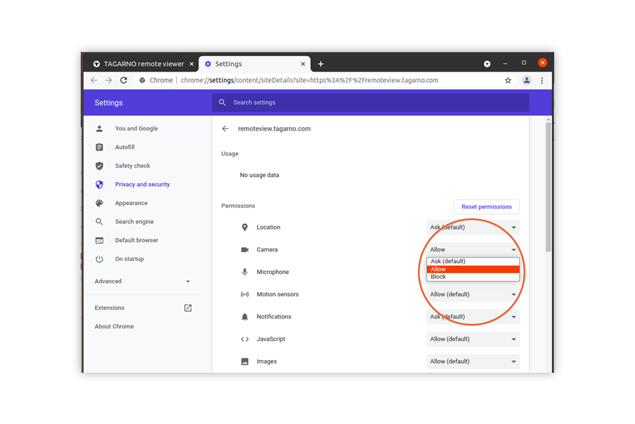 Google Chrome setup guide - Tagarno